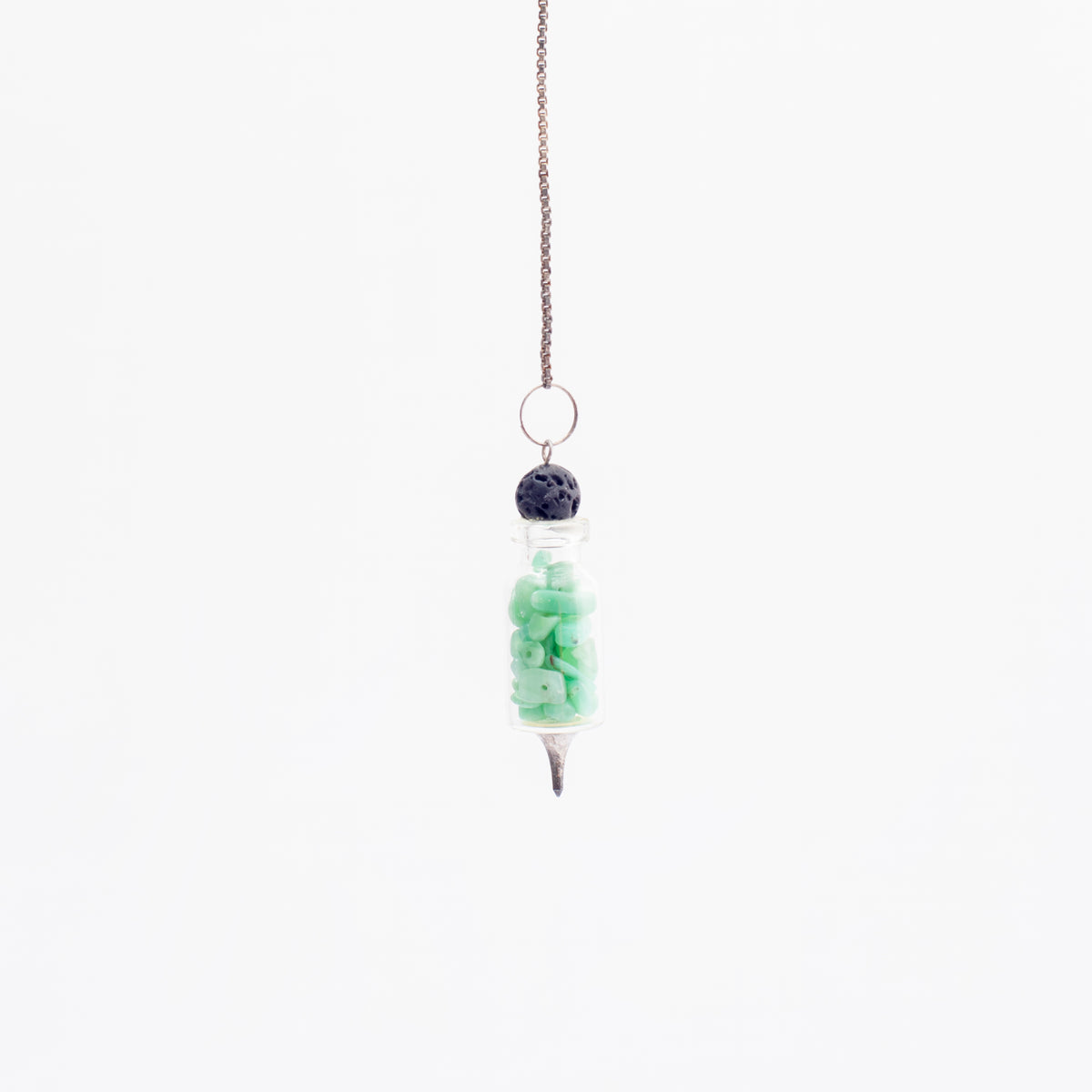 Pointed Bottle Pendulum – Love Rocks