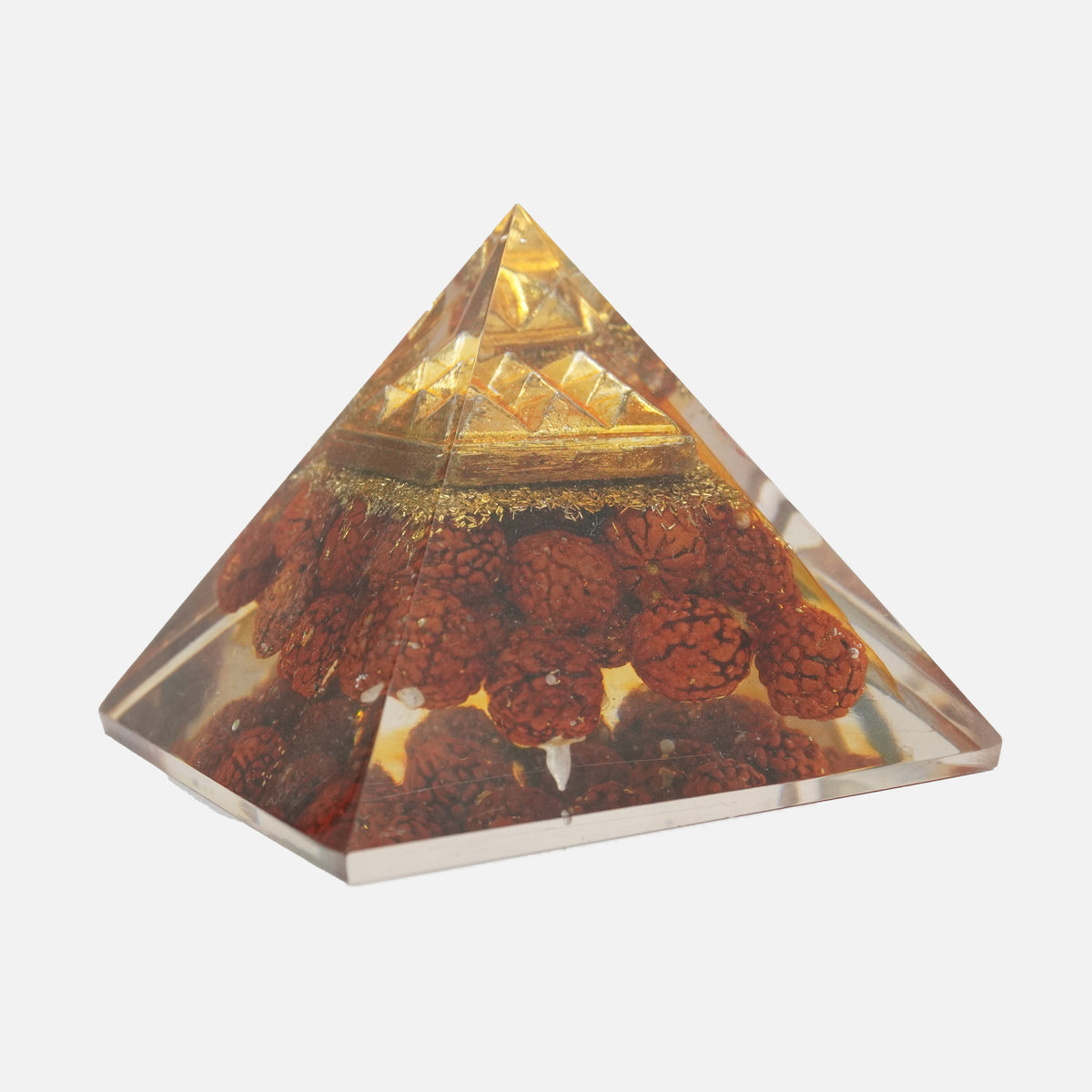 Orgonite Rudraksh Pyramid: Nine Pyramids – Love Rocks